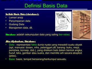 Pengenalan sistem database | PPT