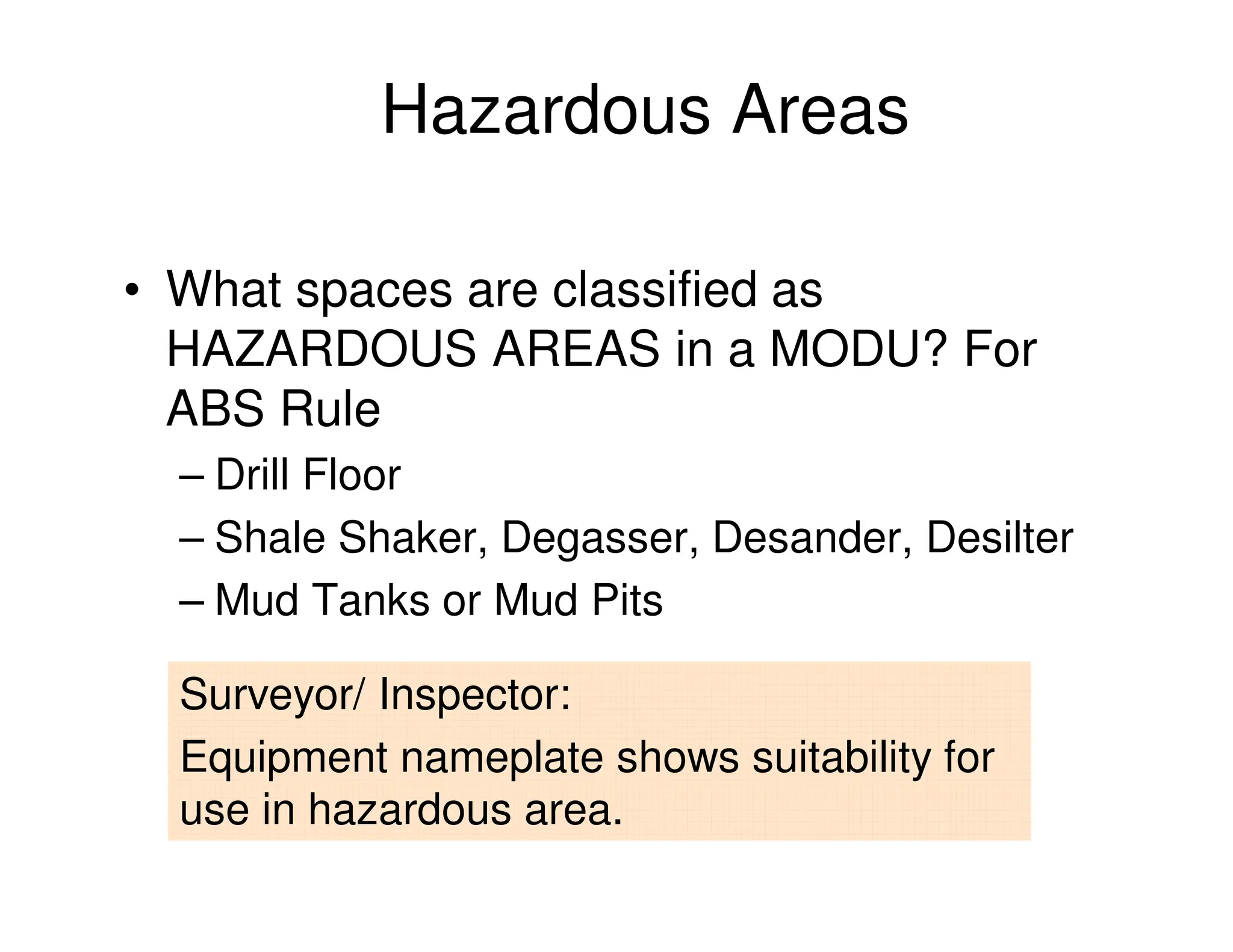 Pengenalan Sistem Elektrik, Instalasi dan Hazardous Area pada MODU ...