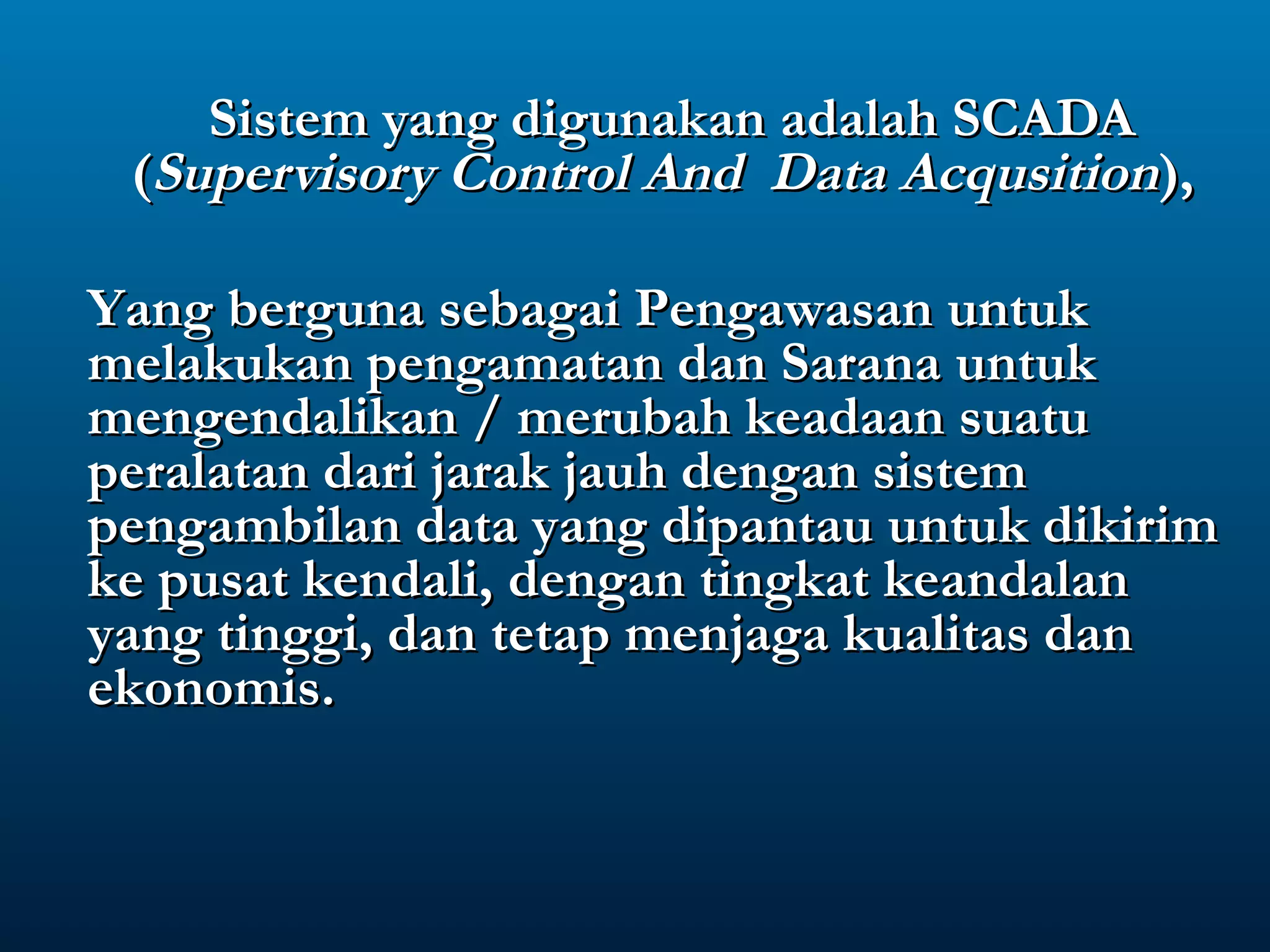 Pengenalan Sistem Scada | PPT