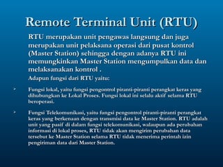 Pengenalan Sistem Scada | PPT