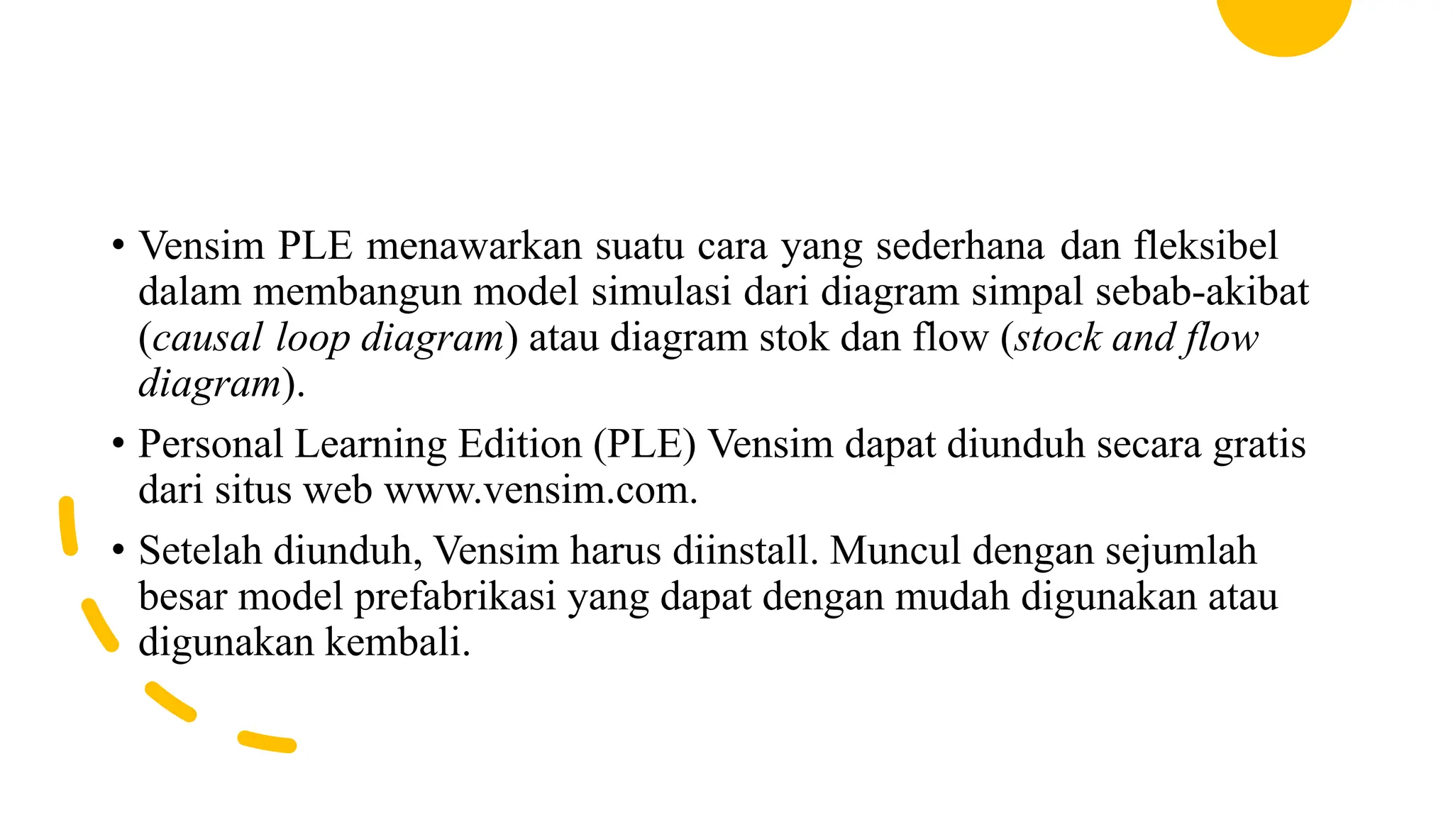 PENGENALAN SOFTWARE DAN ANTAR MUKA VENSIM PLE.pptx