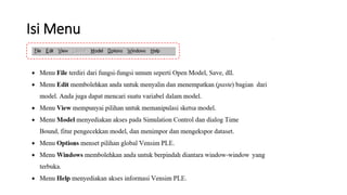 PENGENALAN SOFTWARE DAN ANTAR MUKA VENSIM PLE.pptx