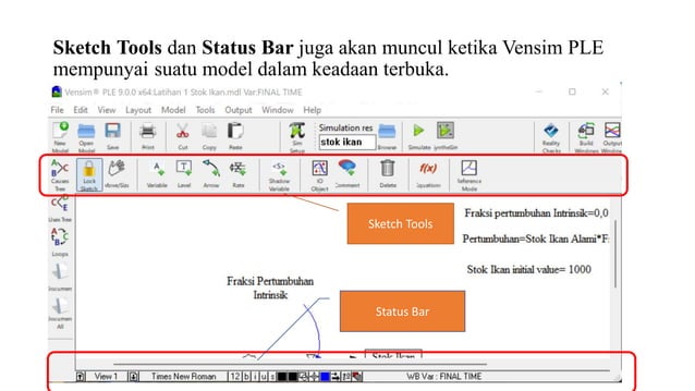 PENGENALAN SOFTWARE DAN ANTAR MUKA VENSIM PLE.pptx