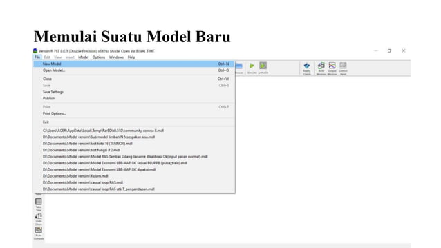 PENGENALAN SOFTWARE DAN ANTAR MUKA VENSIM PLE.pptx