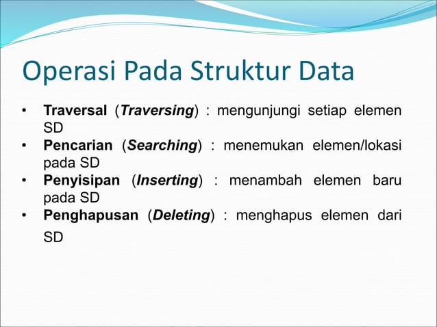 Pengenalan struktur data teknologi informasi.ppt