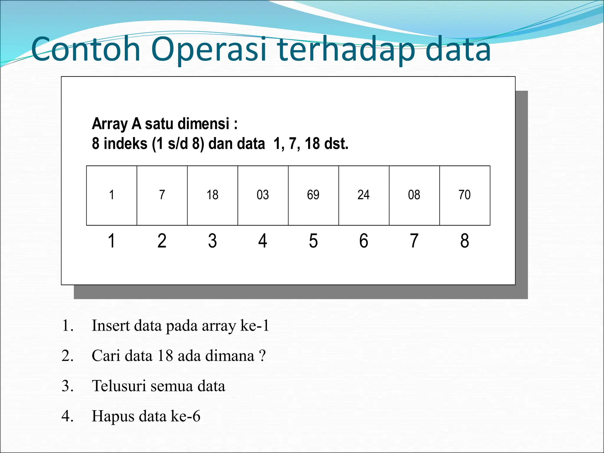 Pengenalan struktur data Pengenalan struktur data | PPT