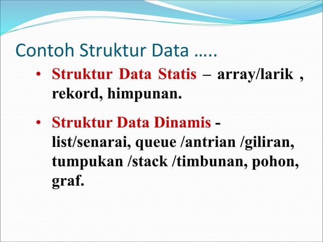Pengenalan struktur data Pengenalan struktur data | PPT