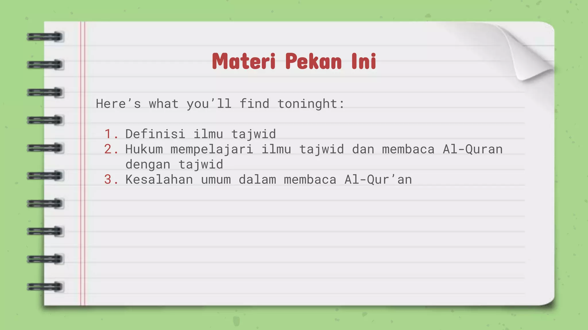 Pengenalan tajwid | PPTX