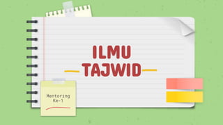 Pengenalan tajwid | PPTX
