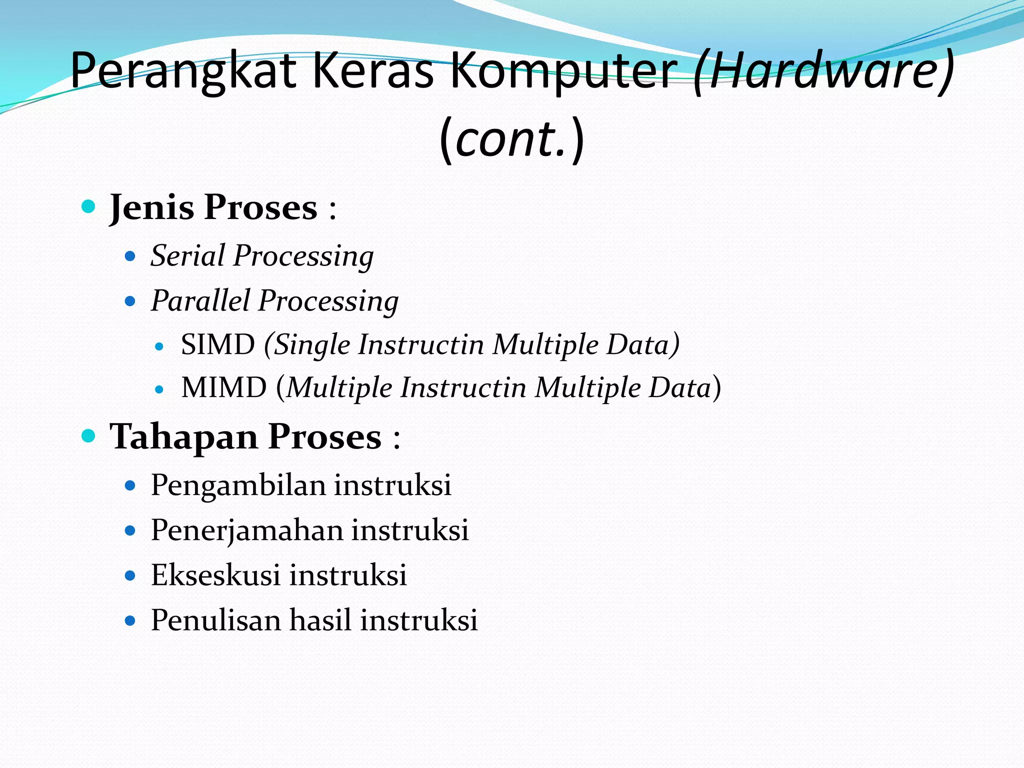 Pengenalan teknologi informasi | PPTX