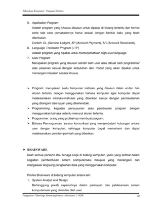 Pengenalan Teknologi Komputer | PDF