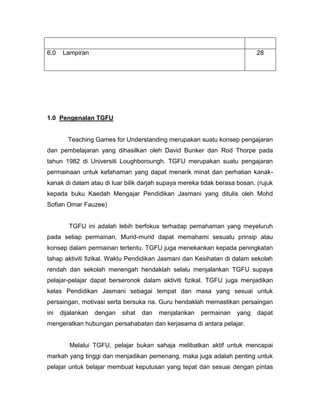 Pengenalan tgfu | DOCX