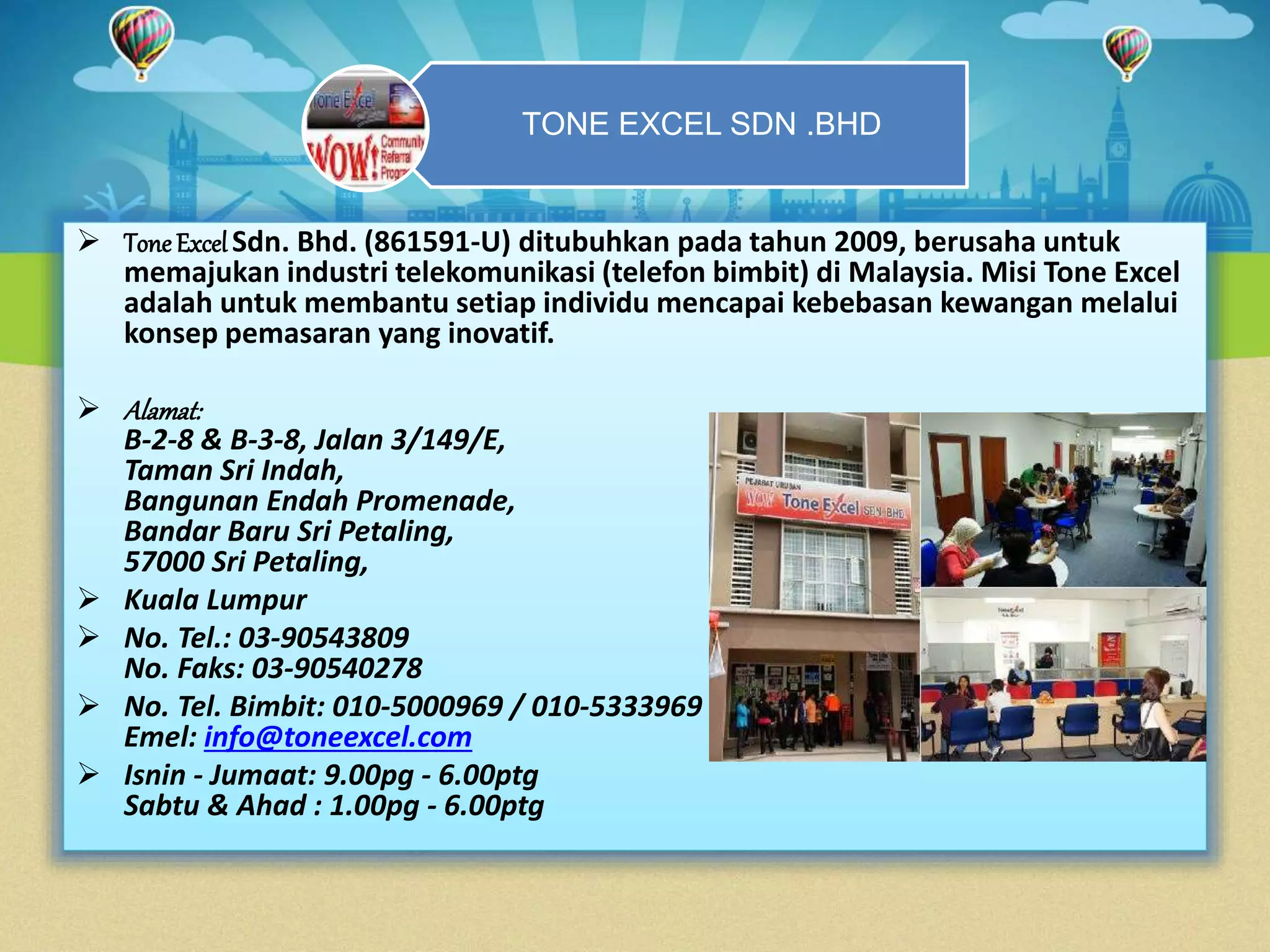 Pengenalan tone excel | PPTX