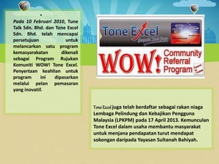 Pengenalan tone excel | PPTX