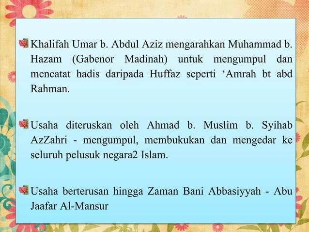 Pengenalan ulum hadis-HADIS RIWAYAH & HADIS DIRAYAH | PPTX