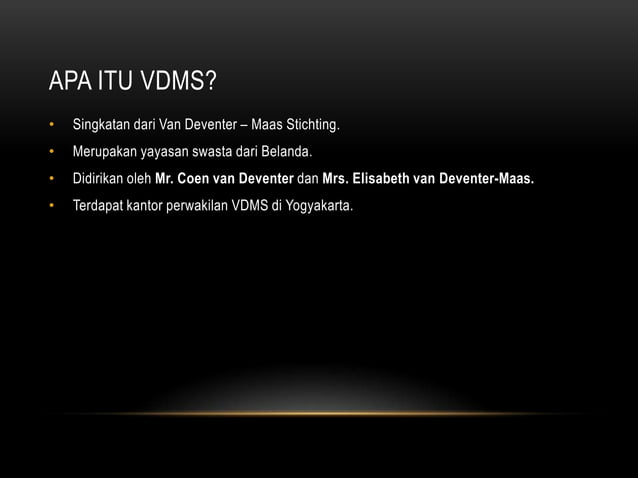 Pengenalan VDMS | PPT | Free Download