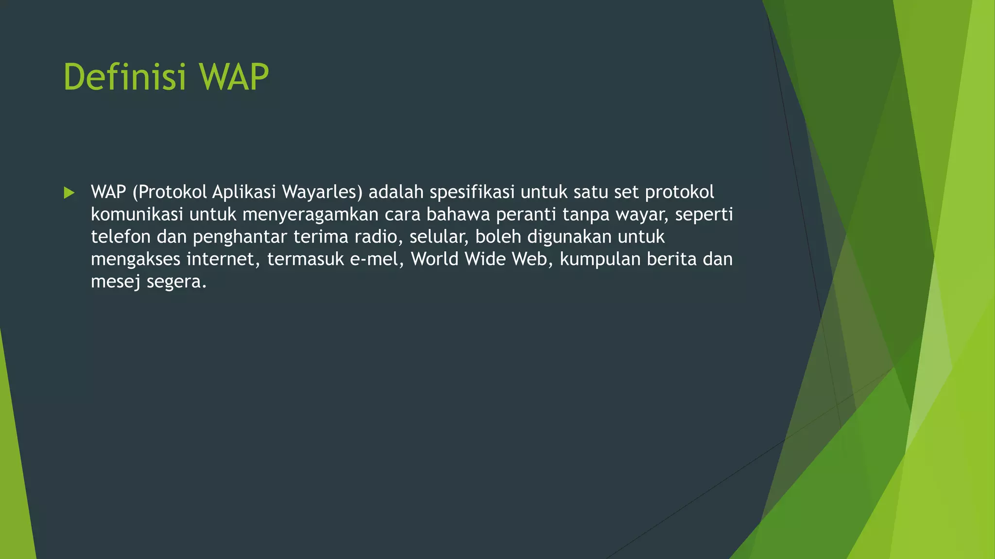 Pengenalan WAP | PPT