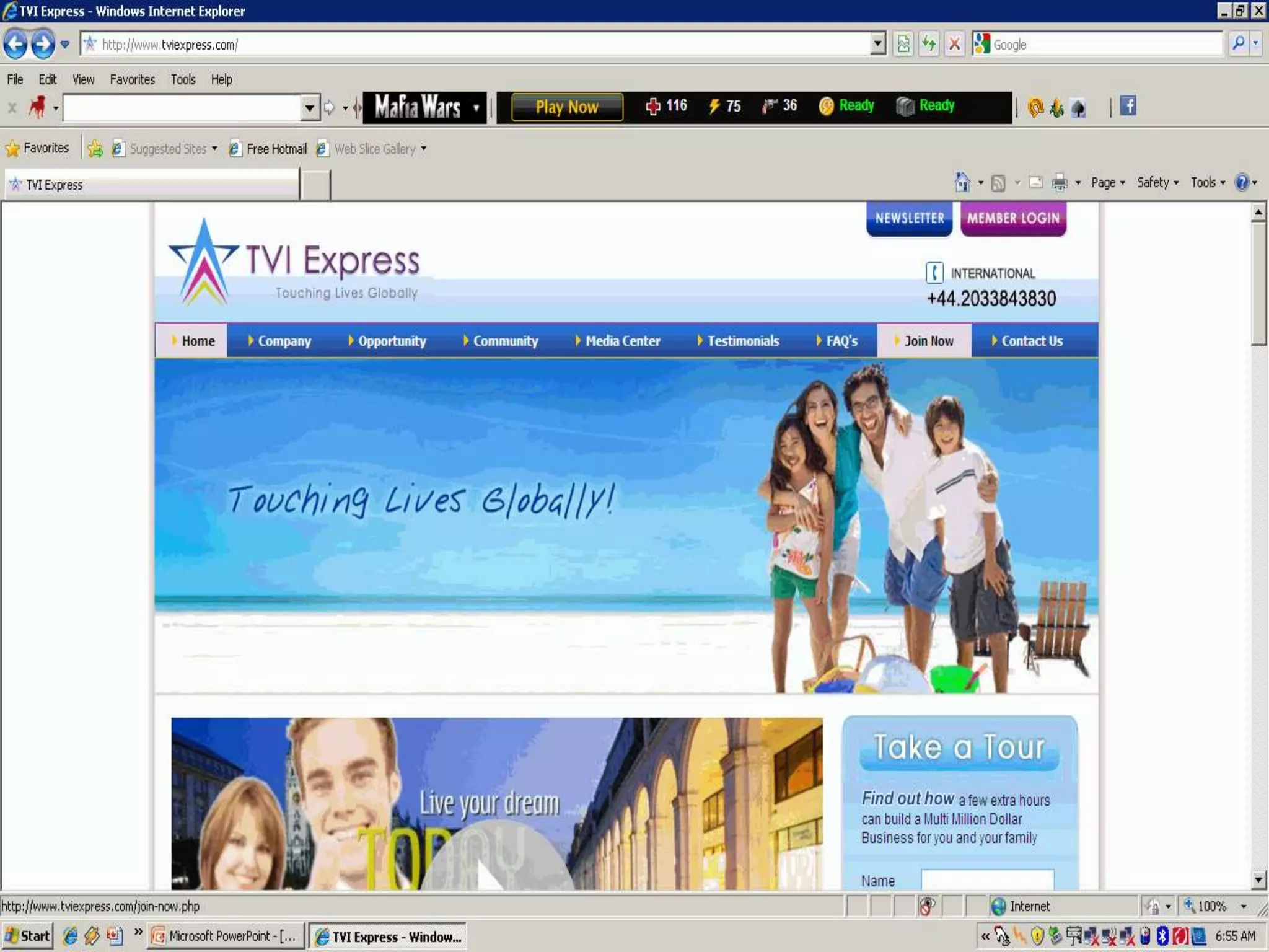 Pengenalan web tvi express | PPTX