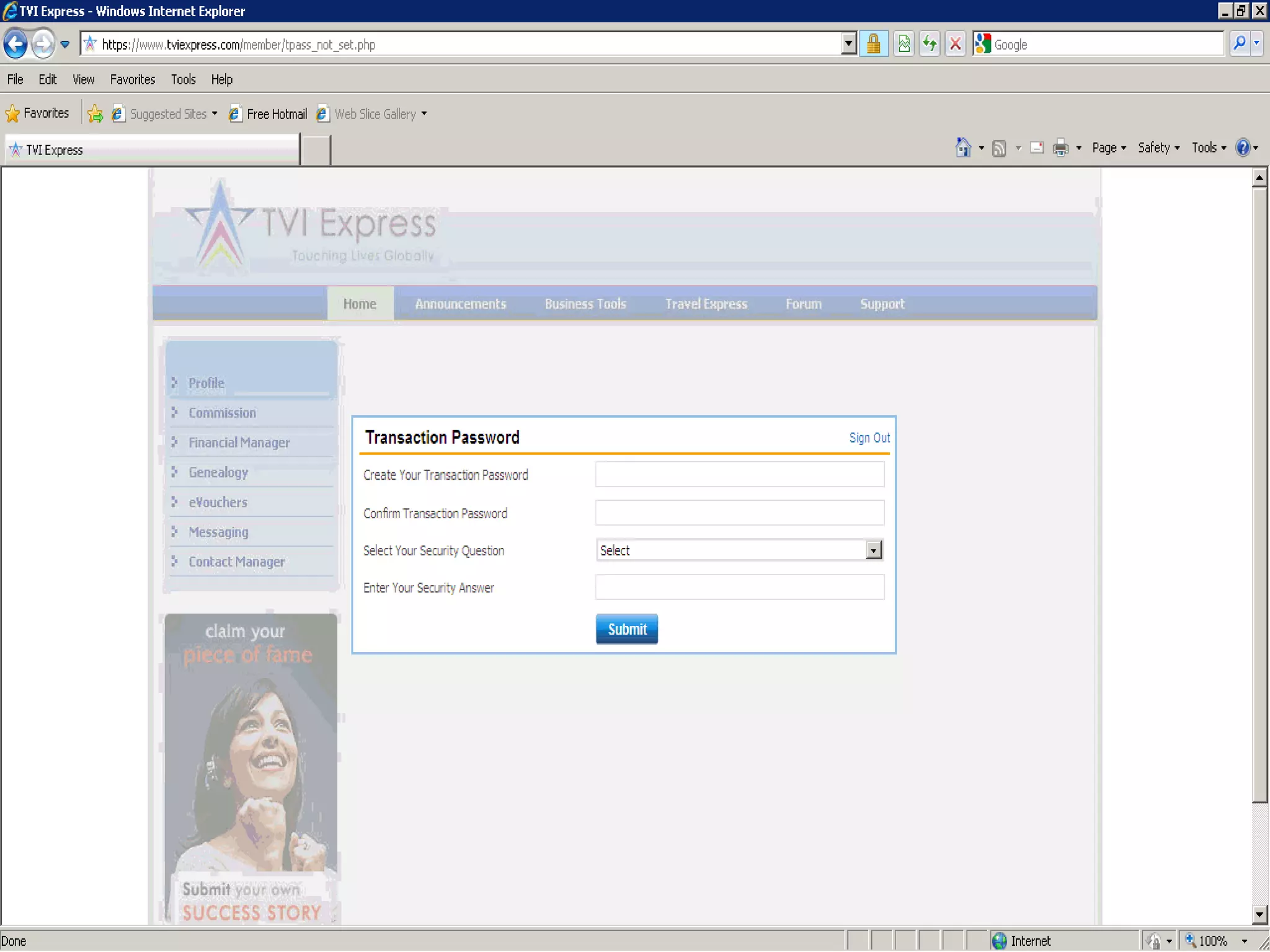 Pengenalan web tvi express | PPTX