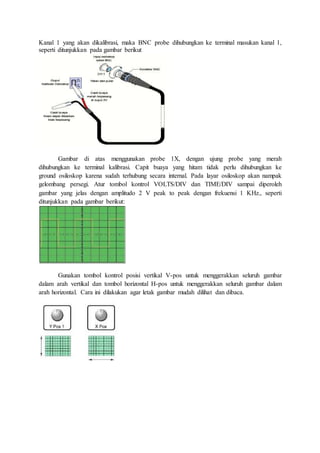 Pengenal frekuensi counter dan oscilloscope | PDF
