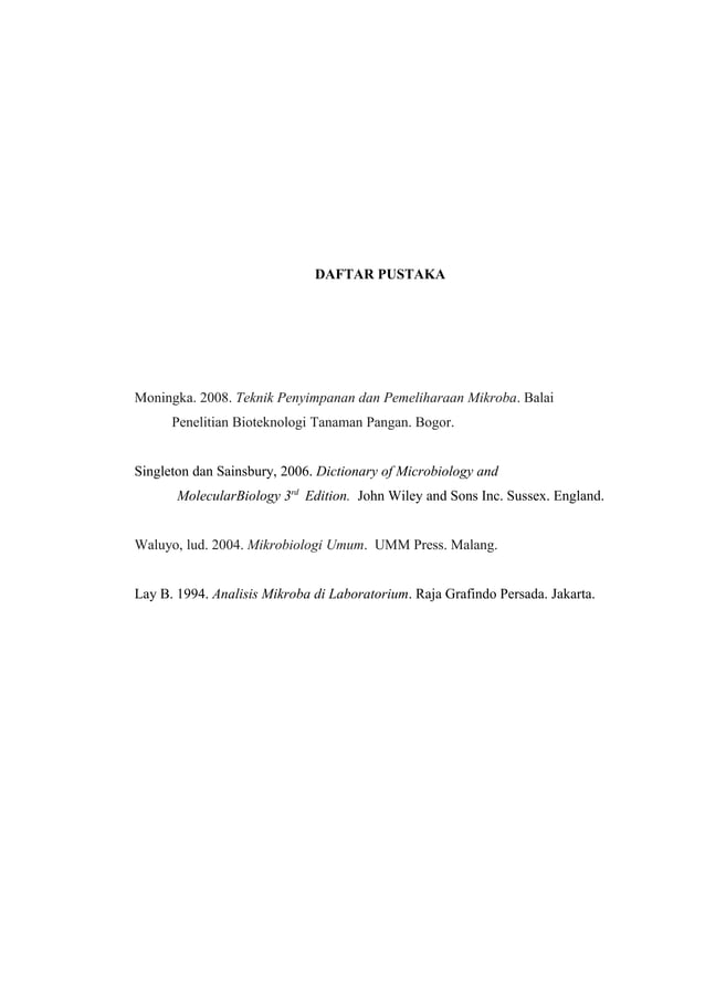 Pengenceran & metode sebar | DOC