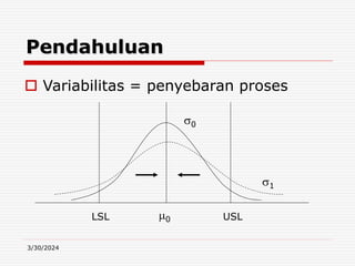 Pengendalian kualitas statistik peta kontrol data variable | PPT