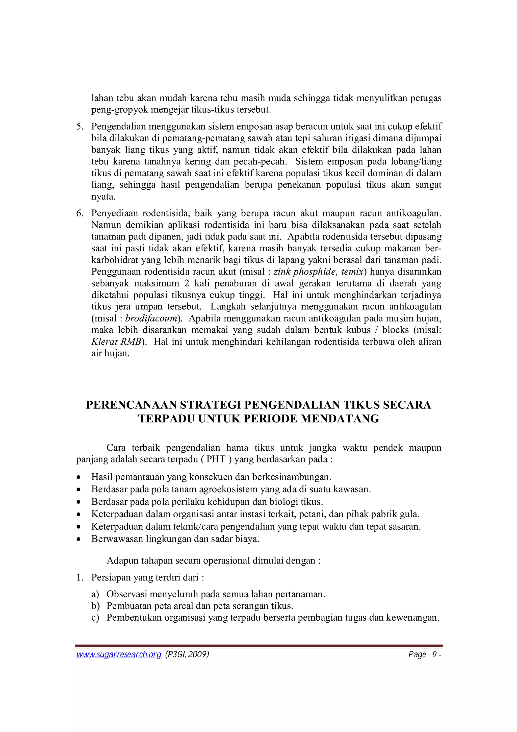 Pengendalian tikus | PDF