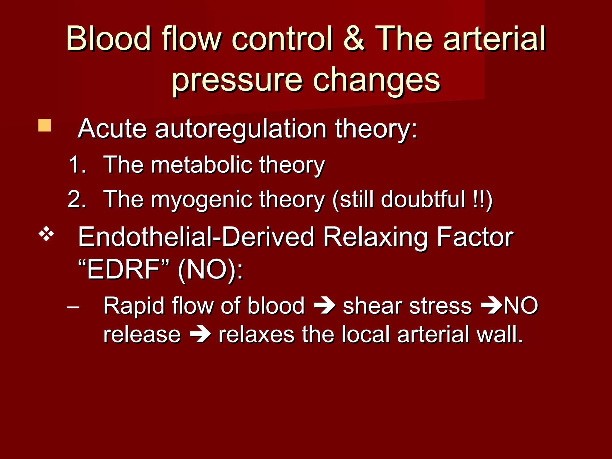 Pengendalian aliran darah | PPT