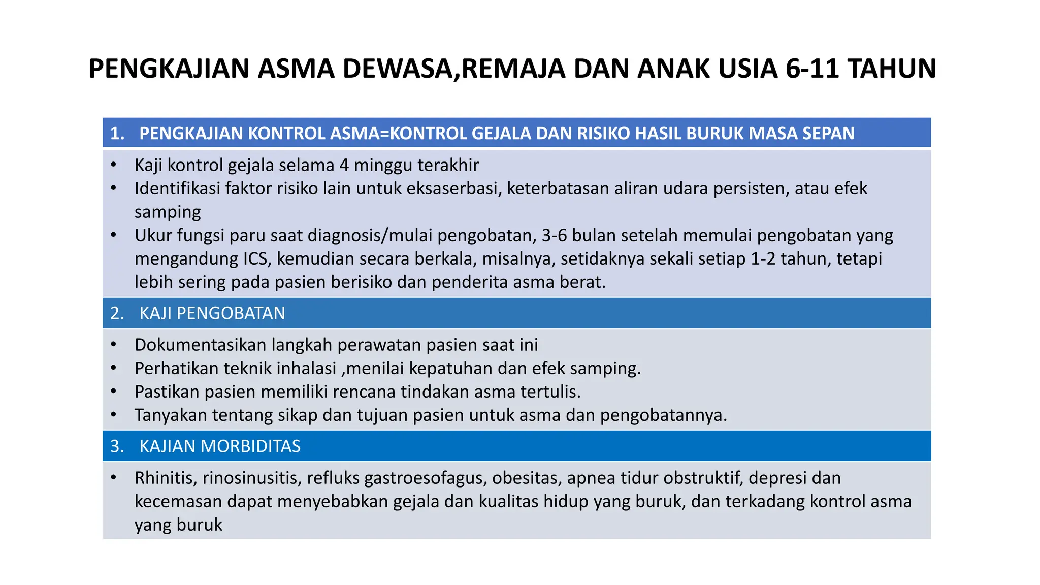 PENGENDALIAN ASMA dewasa kalimantan timur | PPTX