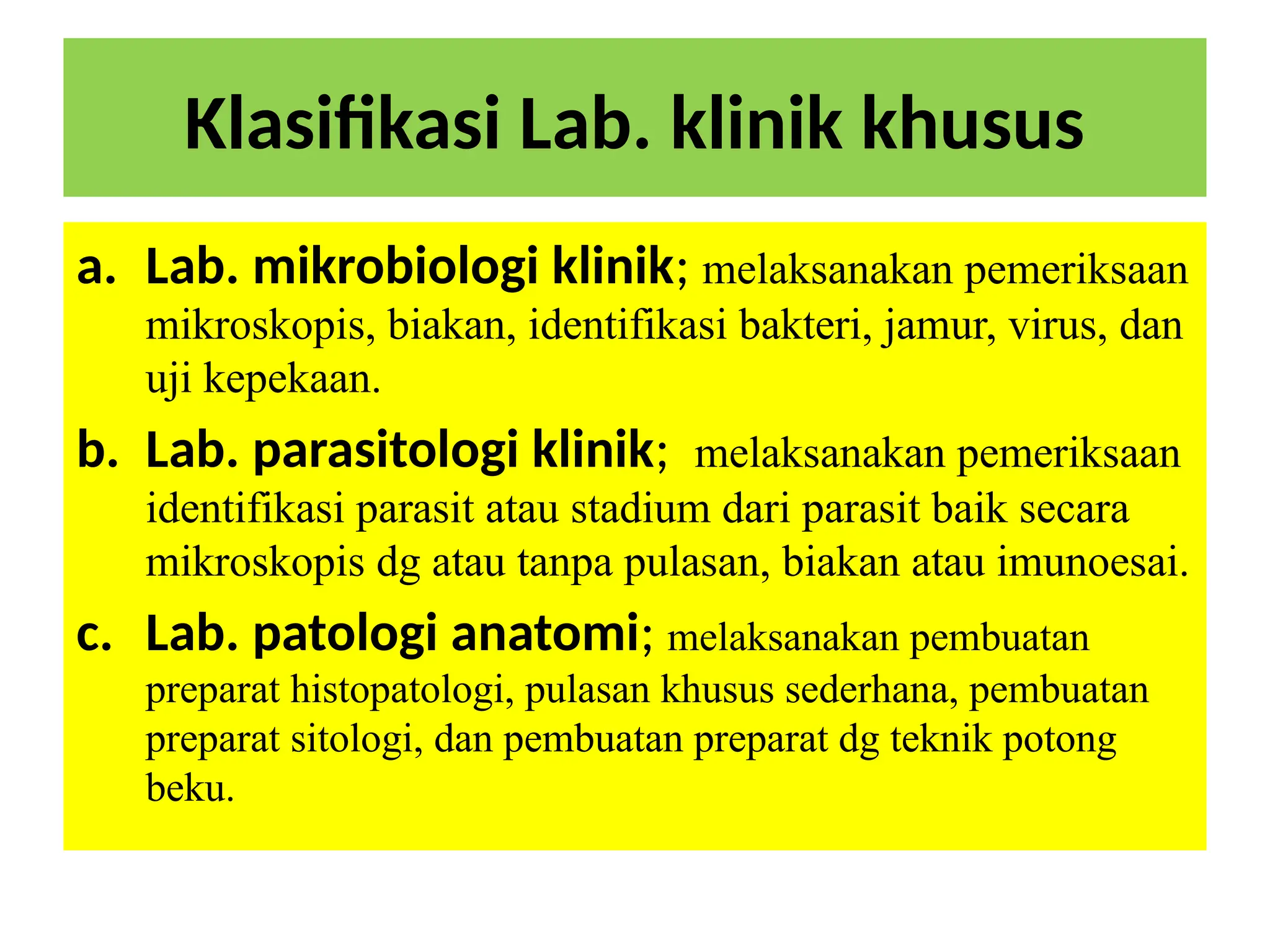 Pengendalian desain Laboratorium kesehatan | PPTX