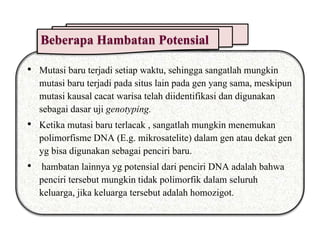 Pengendalian genetik & lingk. pd cacat warisan bab 11 | PPTX