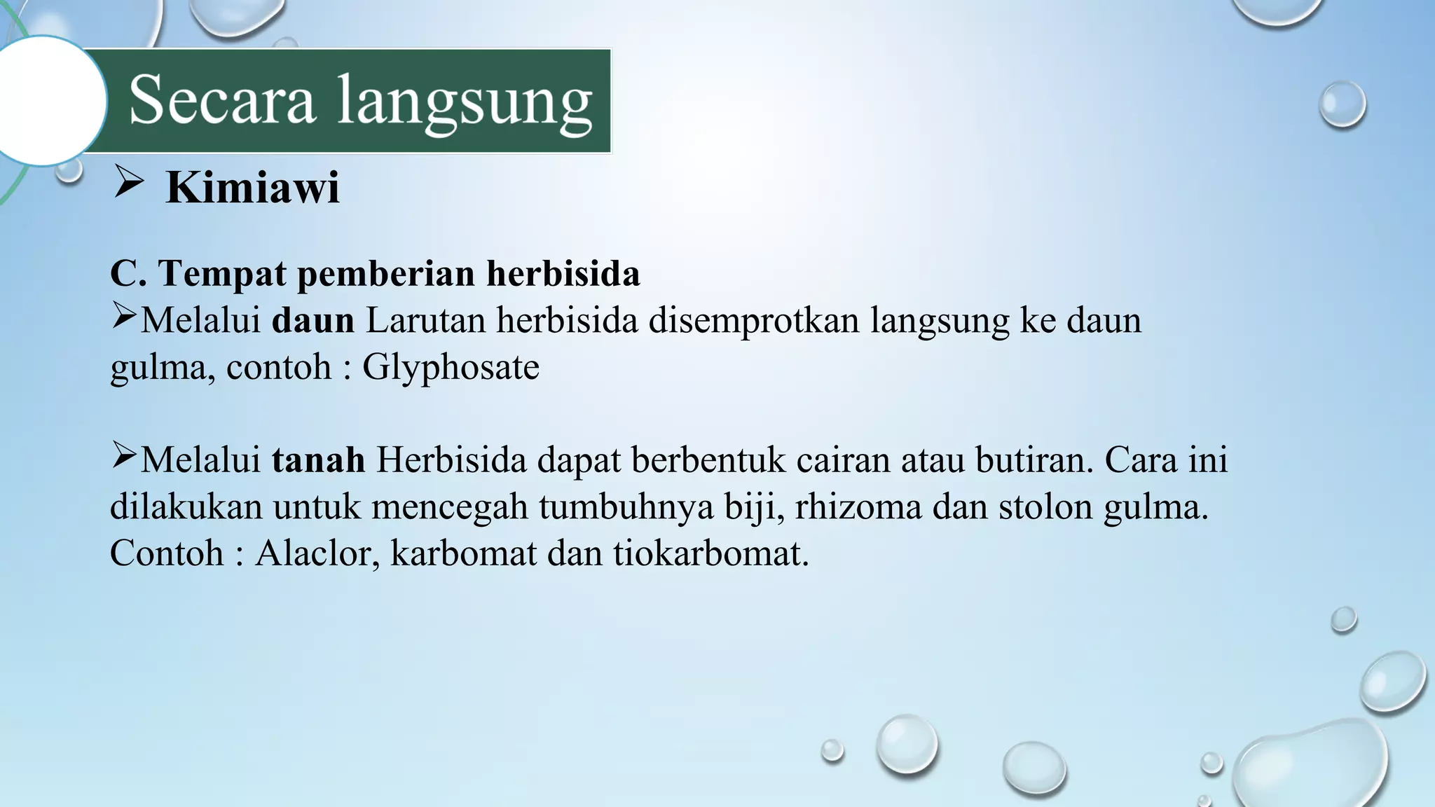 Pengendalian gulma | PPT