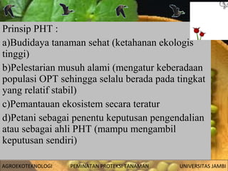 Pengendalian hama terpadu (PHT) Kacang Hijau (Vigna radiata) | PPT