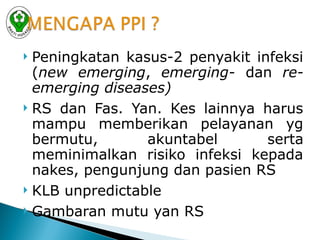 Pengendalian Infeksi.ppt (pengendalian infeksi rumah sakit) | PPT