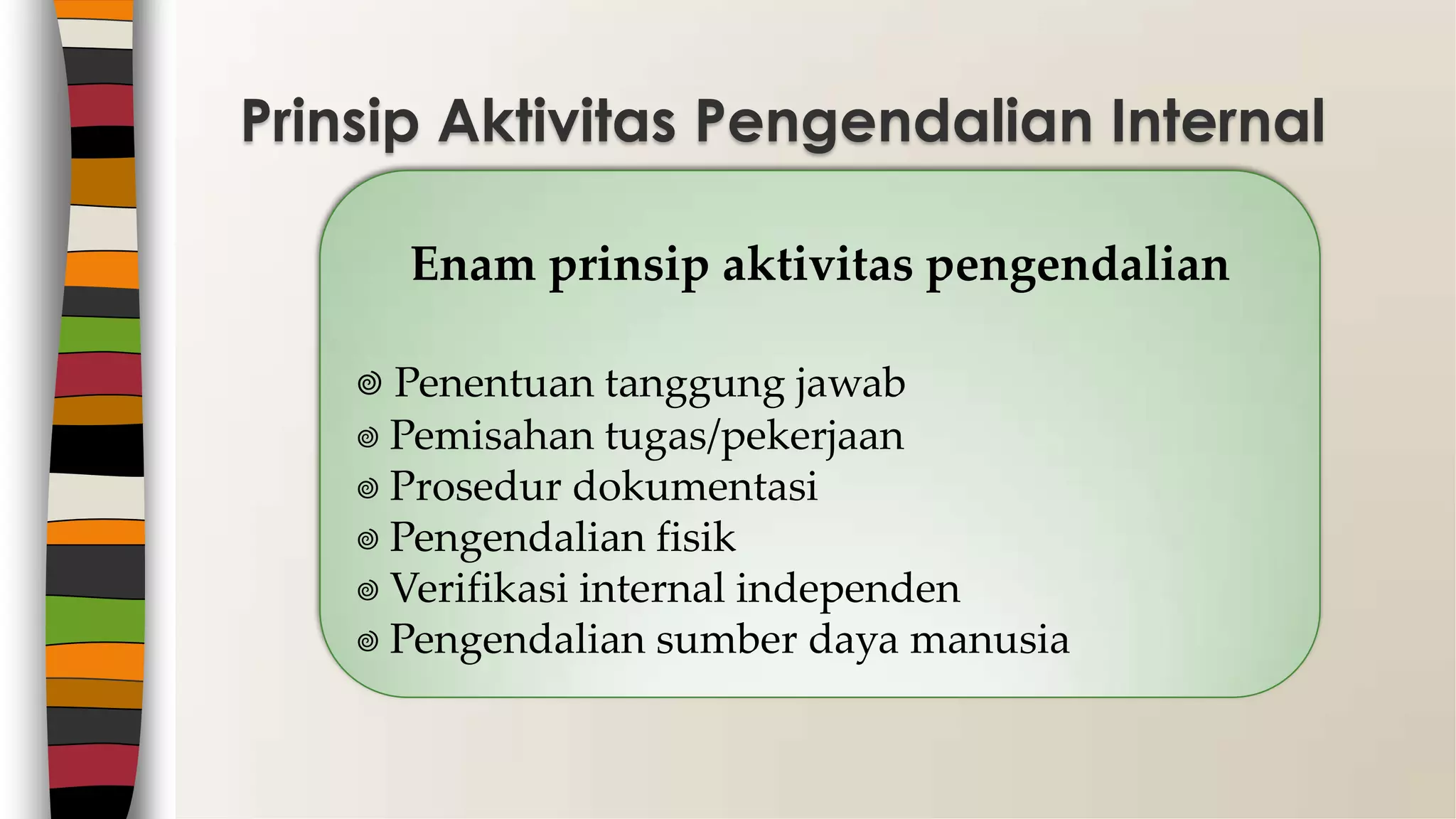 Pengendalian intern, | PPTX