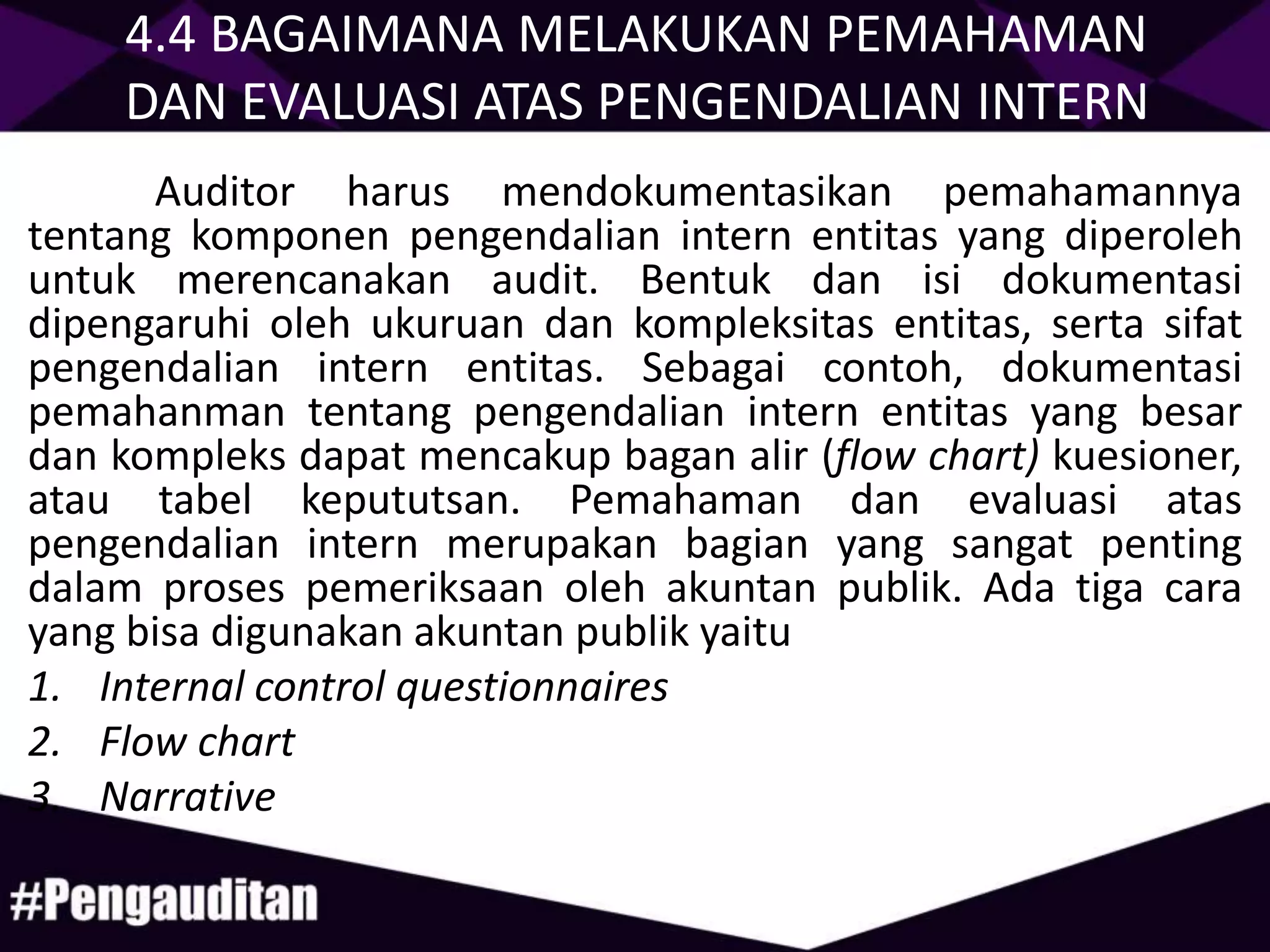 Pengendalian intern | PPTX