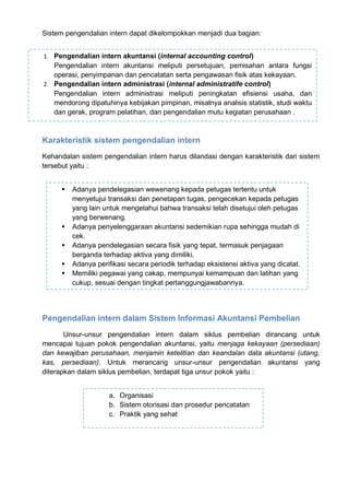 Pengendalian Internal | PDF