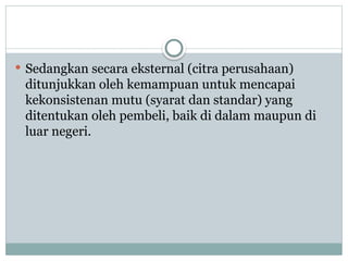 Pengendalian mutu proses Inovasi Produk usaha | PPT