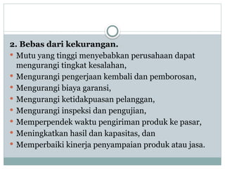 Pengendalian mutu proses Inovasi Produk usaha | PPT