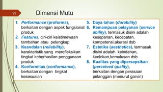 Pengendalian Mutu - Kuliah 1 - Pengertian Mutu.pptx