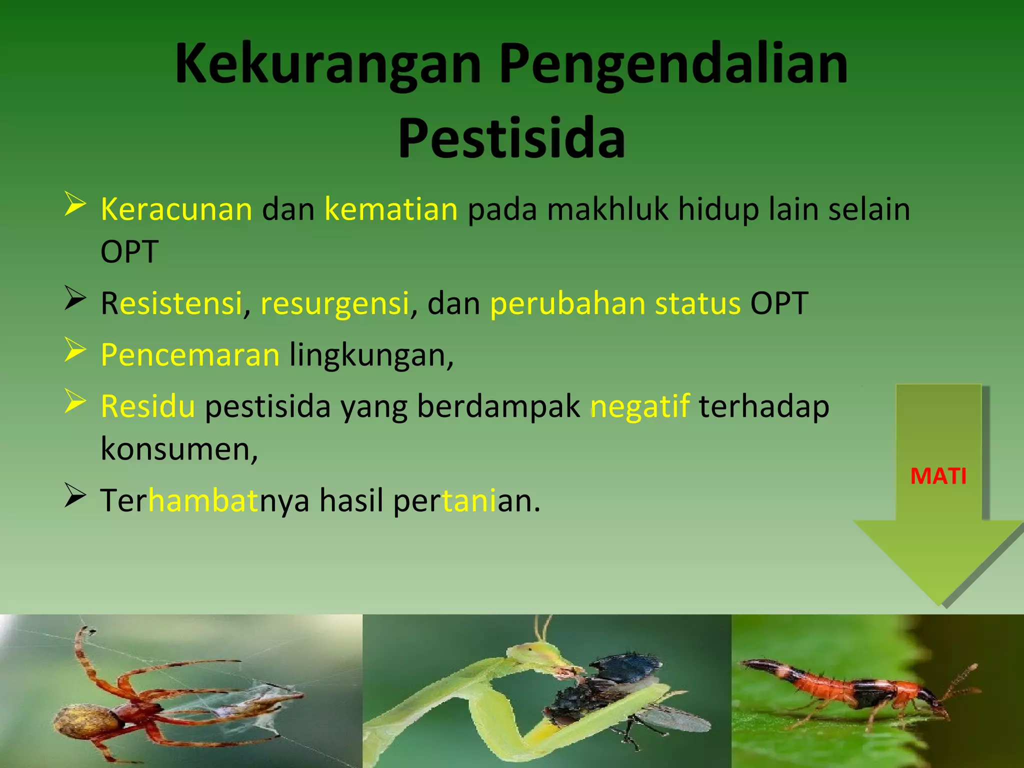 Pengendalian OPT secara kimiawi | PPT