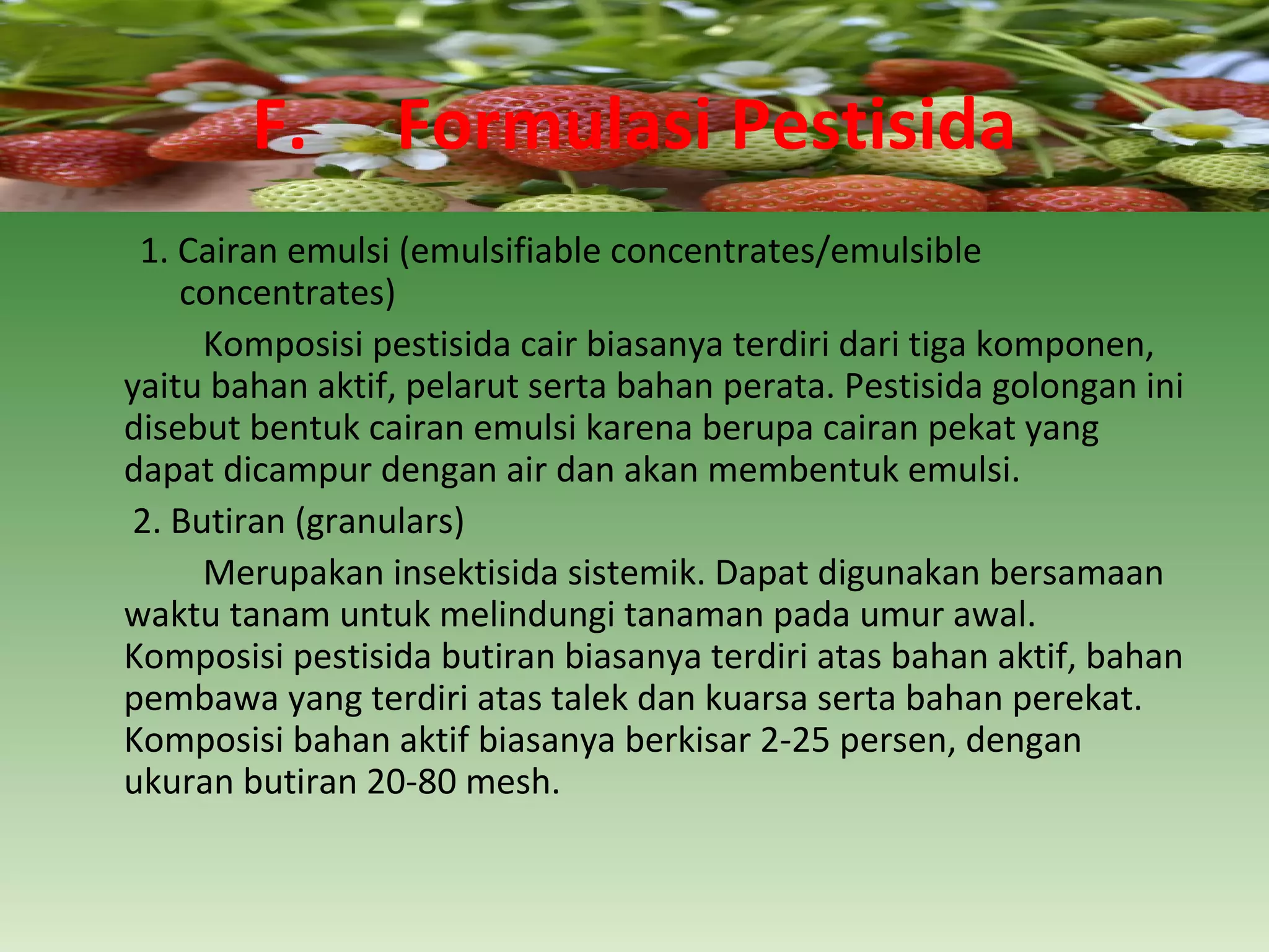 Pengendalian OPT secara kimiawi | PPT