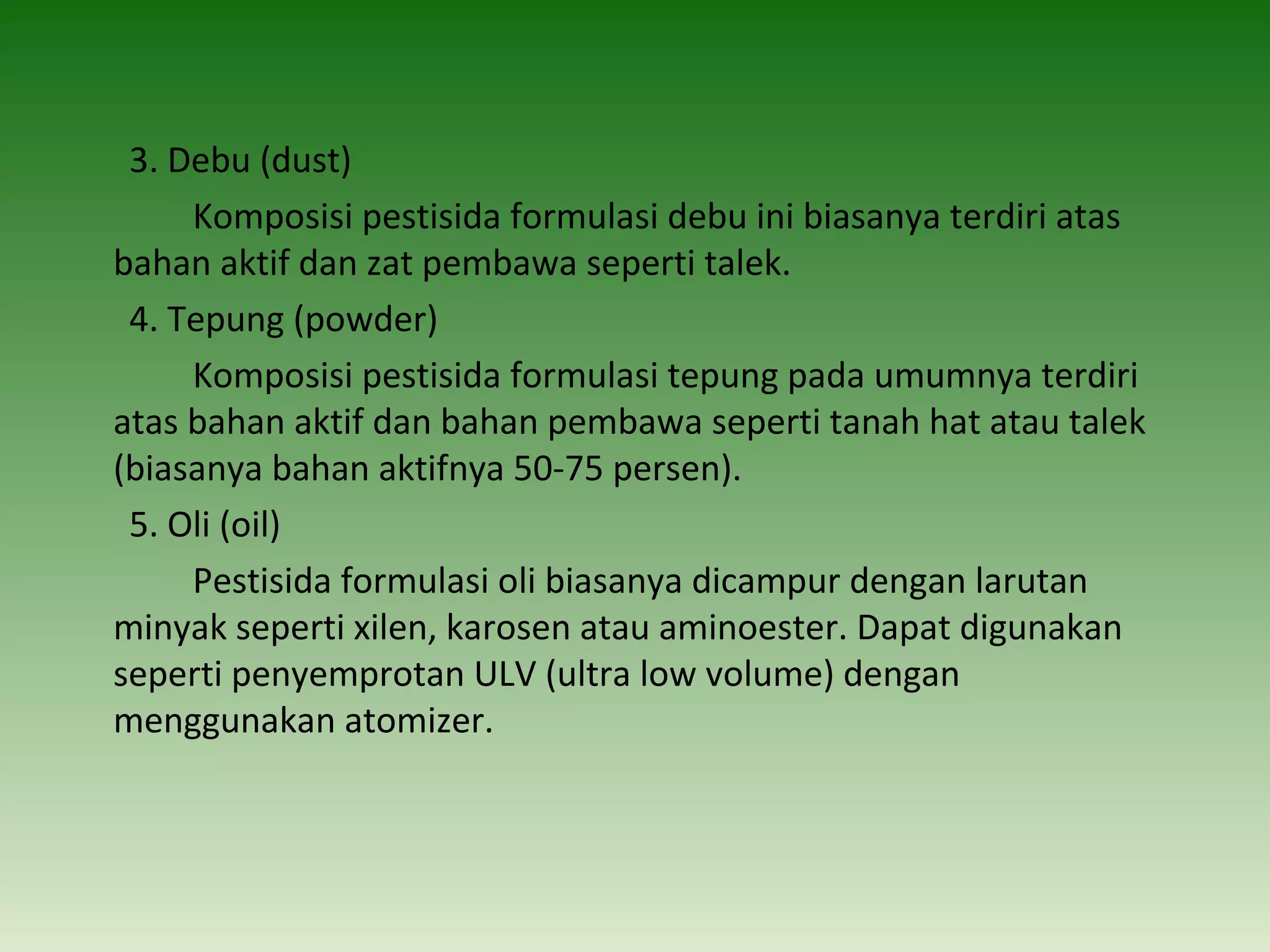 Pengendalian OPT secara kimiawi | PPT