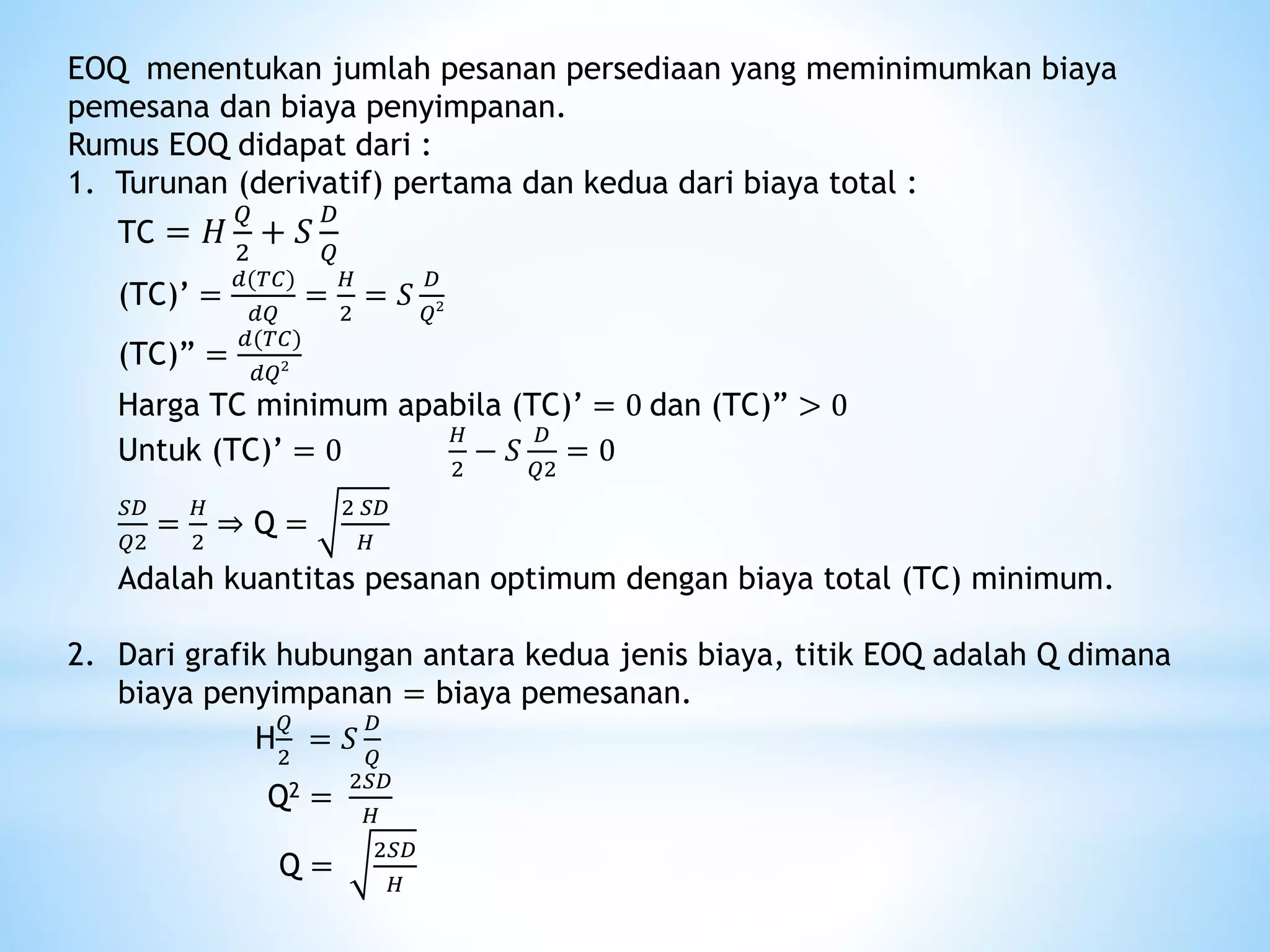 Pengendalian persediaan | PPTX