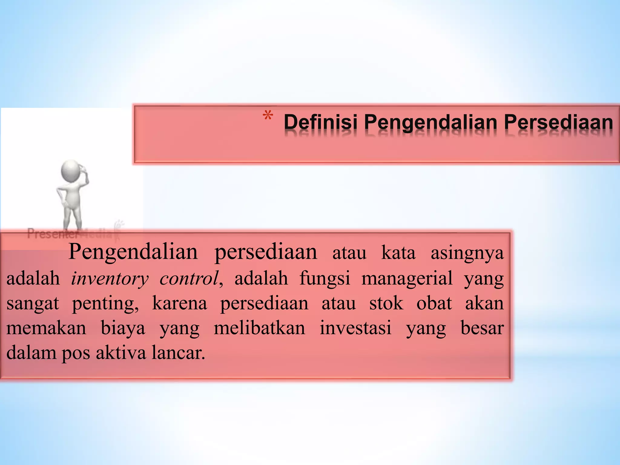 Pengendalian persediaan | PPTX