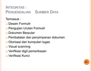 Pengendalian sistem informasi berdasarkan komputer ppt sia ii | PPT