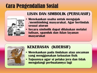 Pengendalian sosial | PPTX
