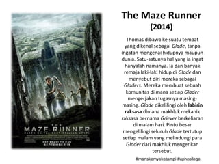 Sociology - Social Control - Maze Runner Movie Analysis | PPT