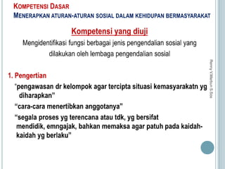 Pengendalian Sosial Kelas X-2 | PDF