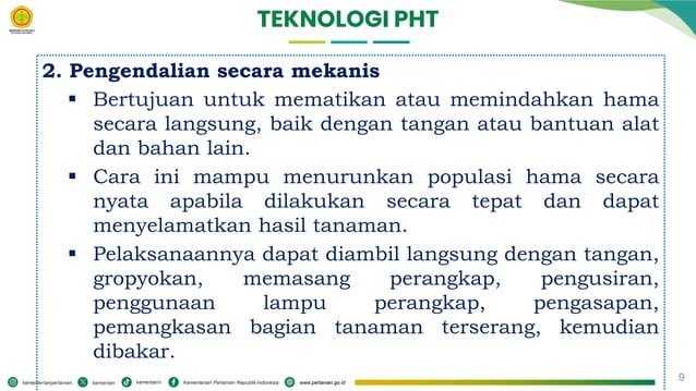 PENGENDALIAN HAMA DAN PENYAKIT:PENDEKATAN TERPADU UNTUK PERKEBUNAN ...